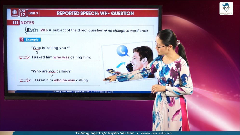 Reported Speech: WH - question
